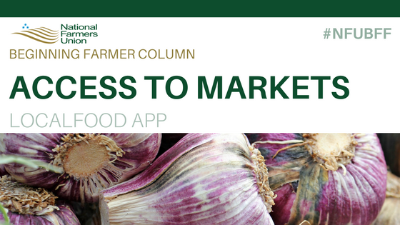 Access to Markets: LocalFood App - National Farmers Union